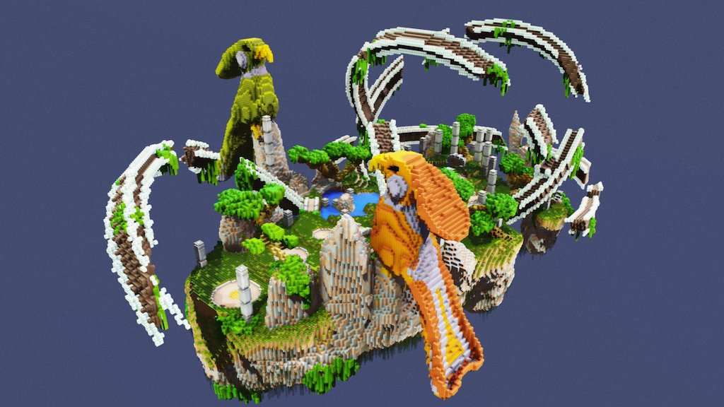 Minecraft Maps - A 3D model collection by Brazem3 - Sketchfab