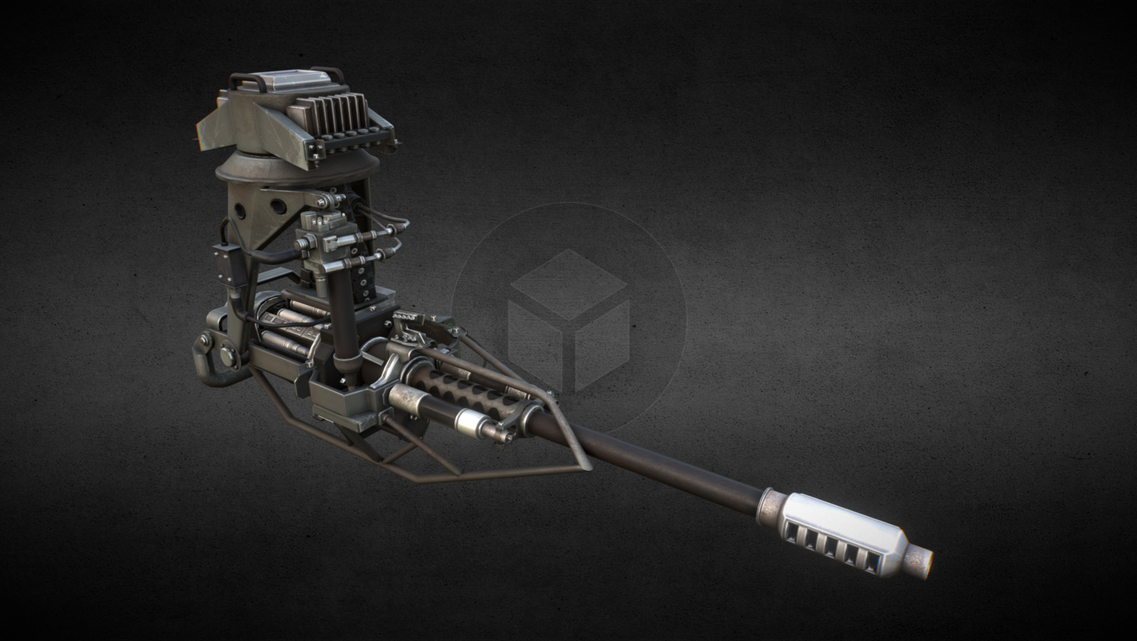 AC-130 – AC20 Heavy Machine Gun - 3D model by ZombieGunshipSurvival ...
