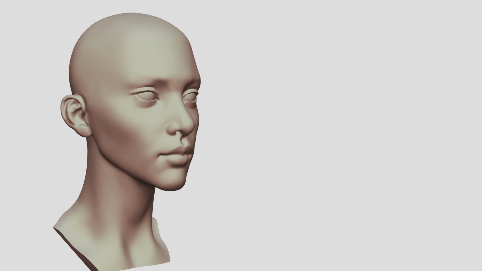 Face sketch - Download Free 3D model by saswataroy826 [0bdce20] - Sketchfab