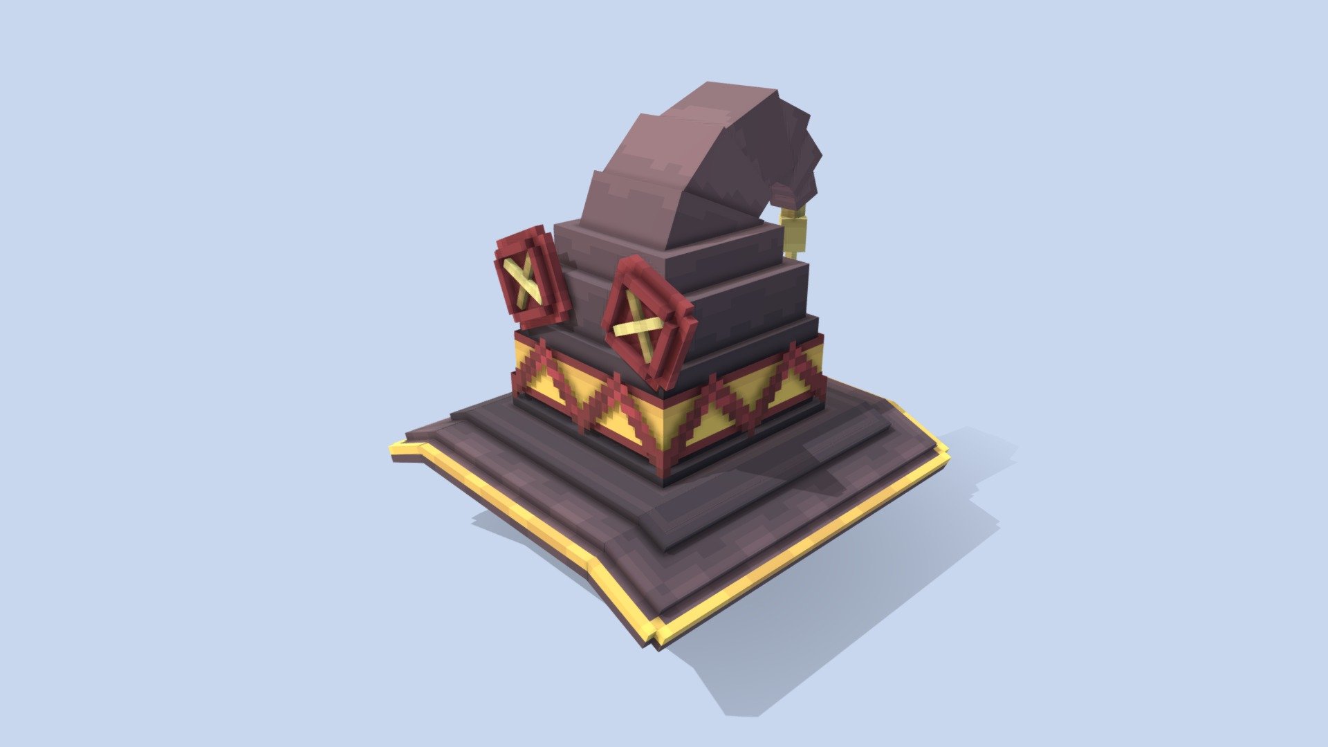 Megumin Hat - 3D model by misza [0bdd105] - Sketchfab