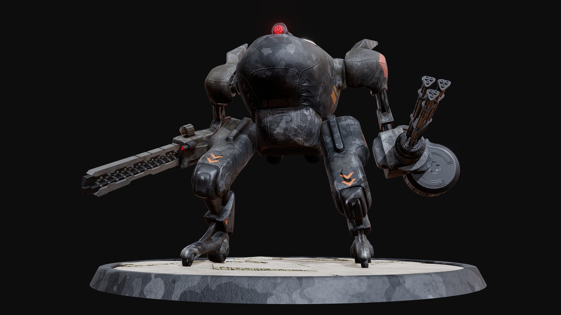 Mecha XAR-XV / Steel Squad - 3D model by Pegeault baptiste (@xbp28 ...