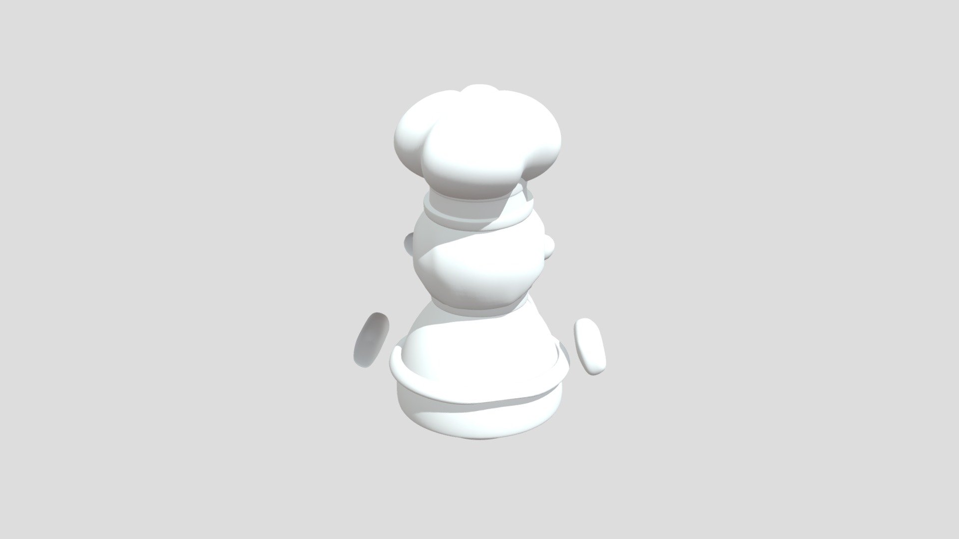 Chef Marta from Overcooked - 3D model by fatildb9 [0be0bf2] - Sketchfab