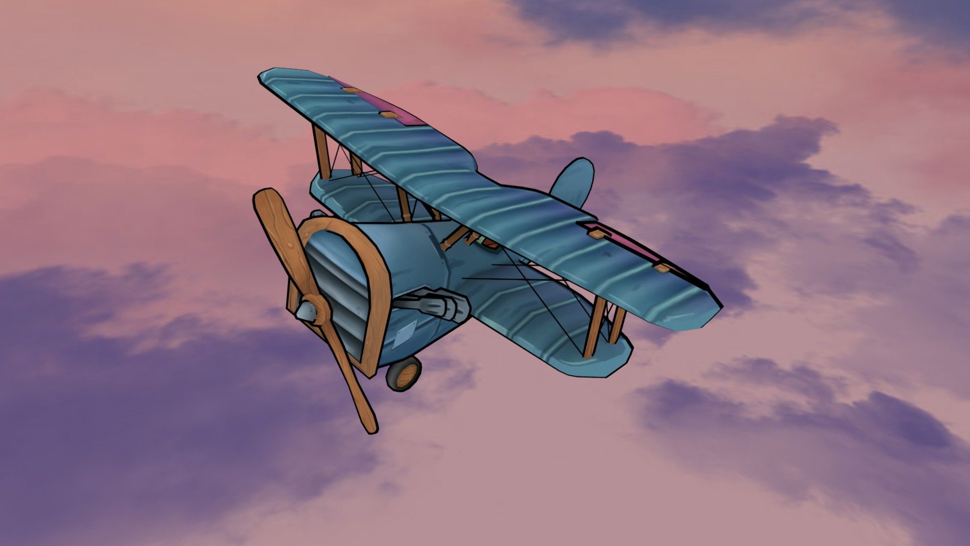 DAE Flying Circus | Stylized Avro Baby 534 - Download Free 3D model by ...