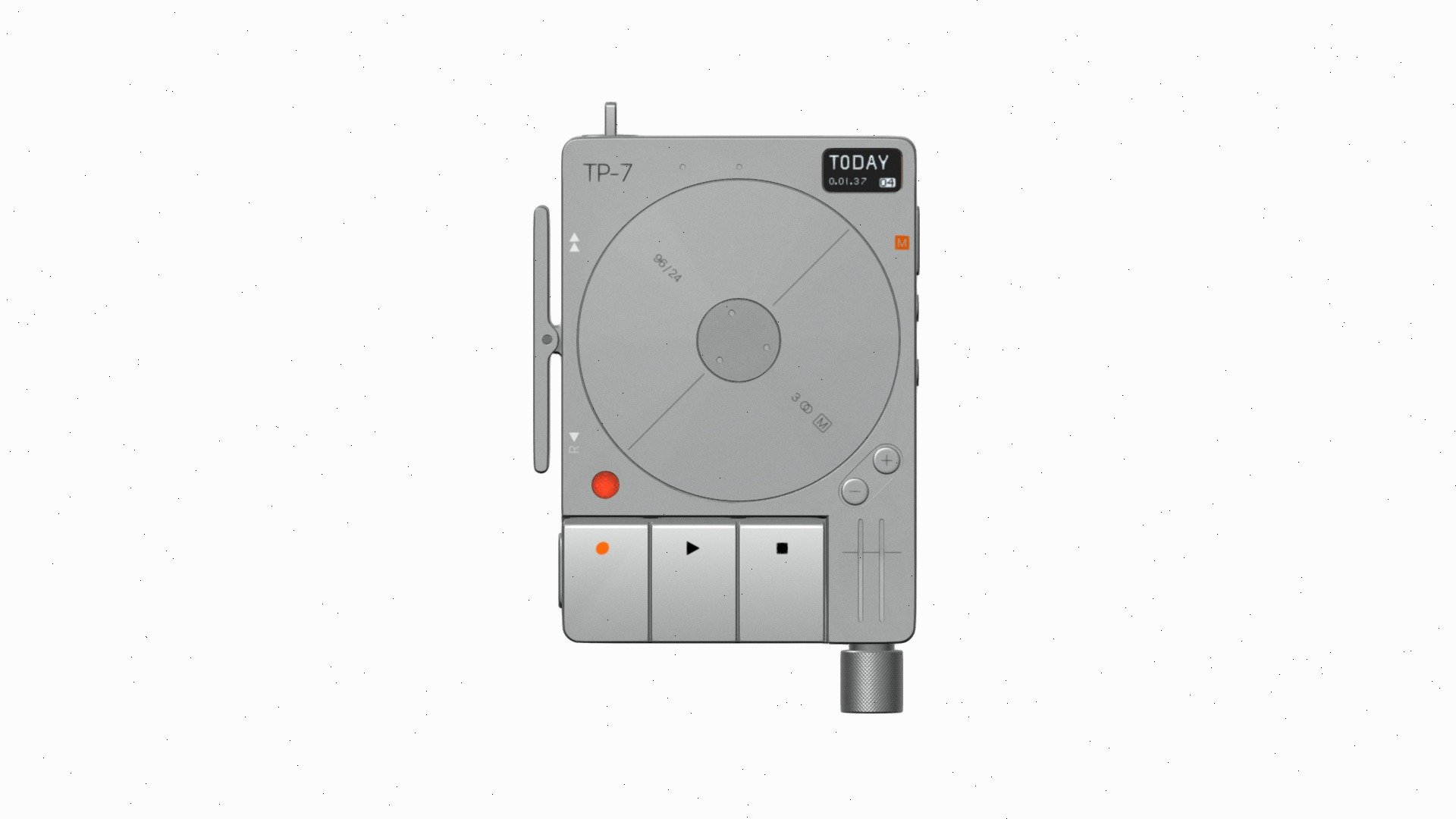 TP-7 Voice Recorder - 3D model by luc1906 [0be3c98] - Sketchfab