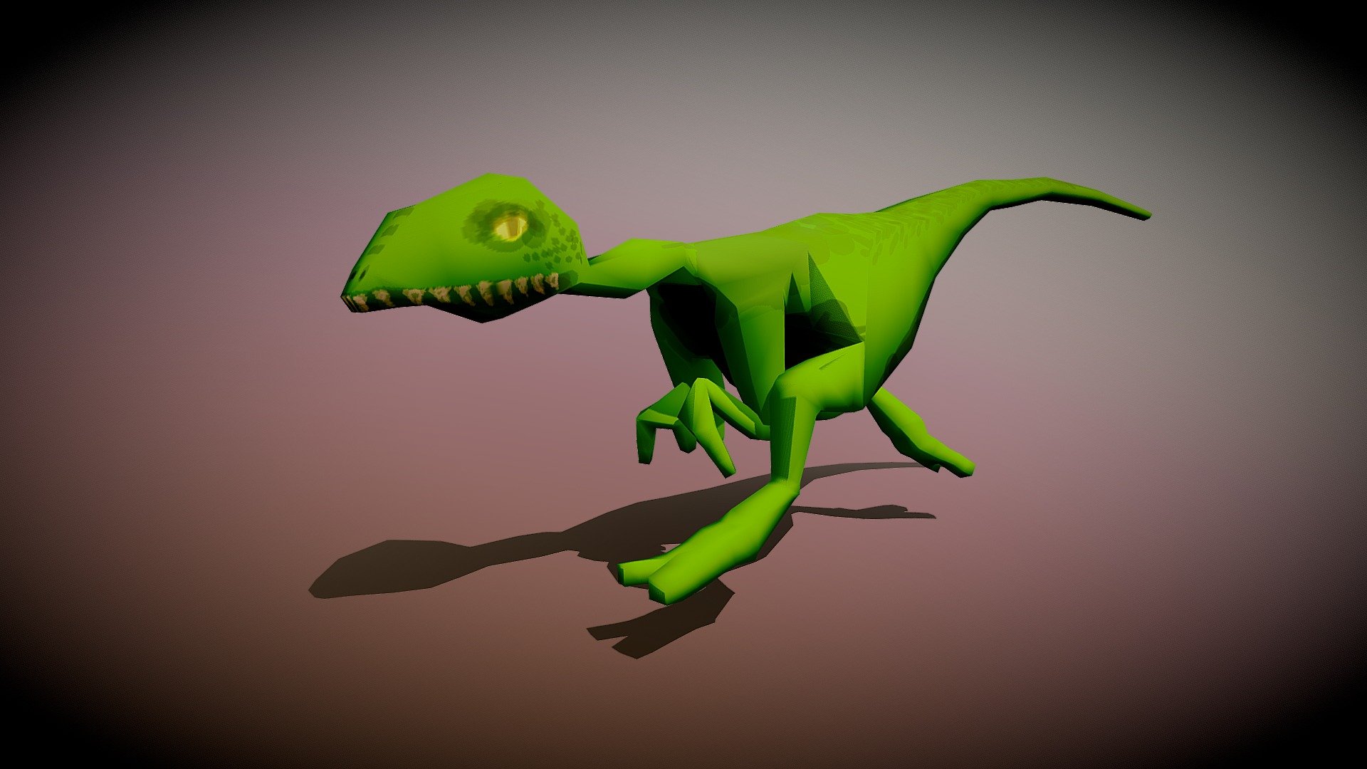 Raptor Run Animation - 3D model by Riffel [0be3ef8] - Sketchfab