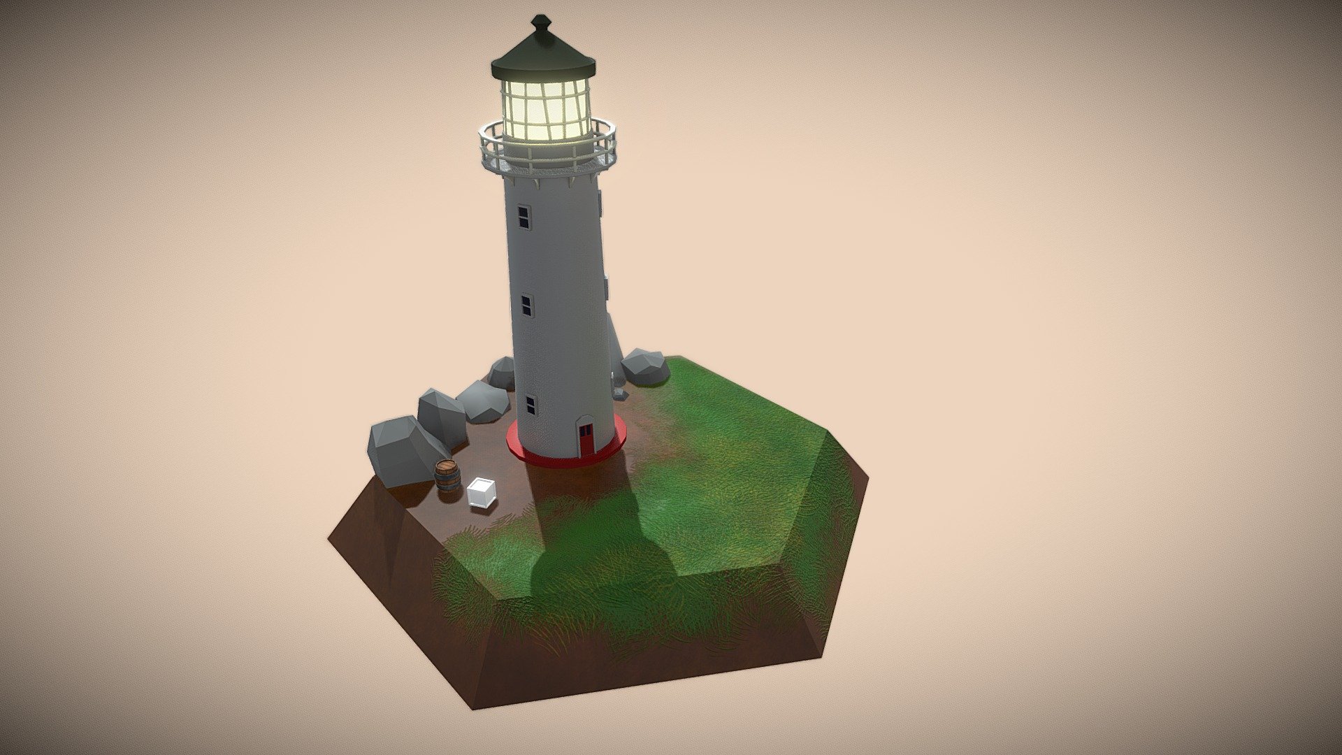 Lighthouse WIP - 3D model by Davubnub [0be47a8] - Sketchfab