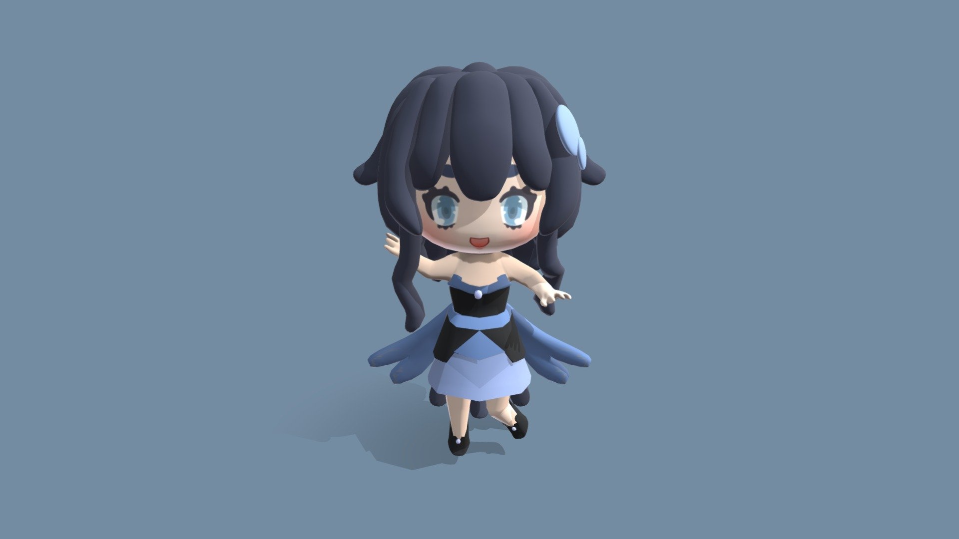 ฺBlue - Download Free 3D model by I_Ya (@Milkkyms) [0be5832] - Sketchfab