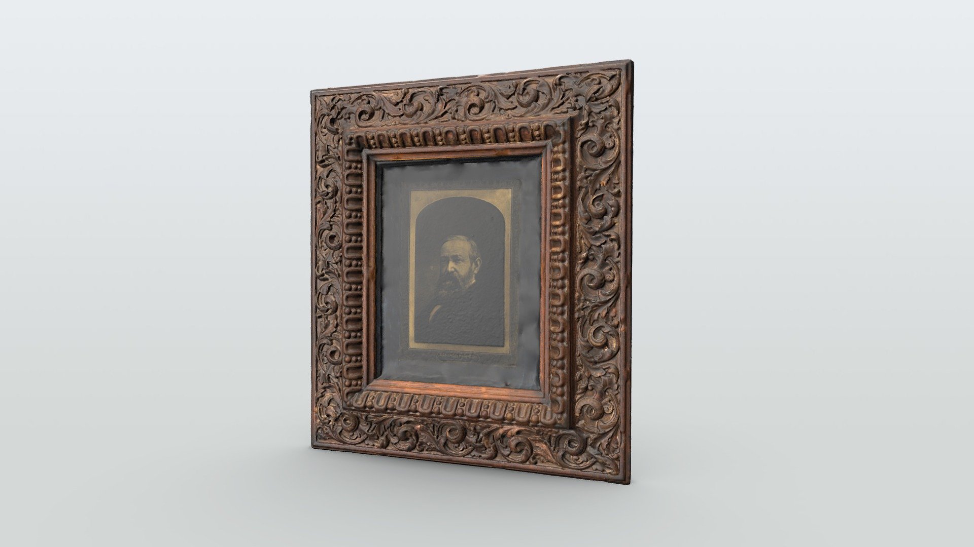 Framed Engraving Plate - Download Free 3D model by IU Indianapolis ...