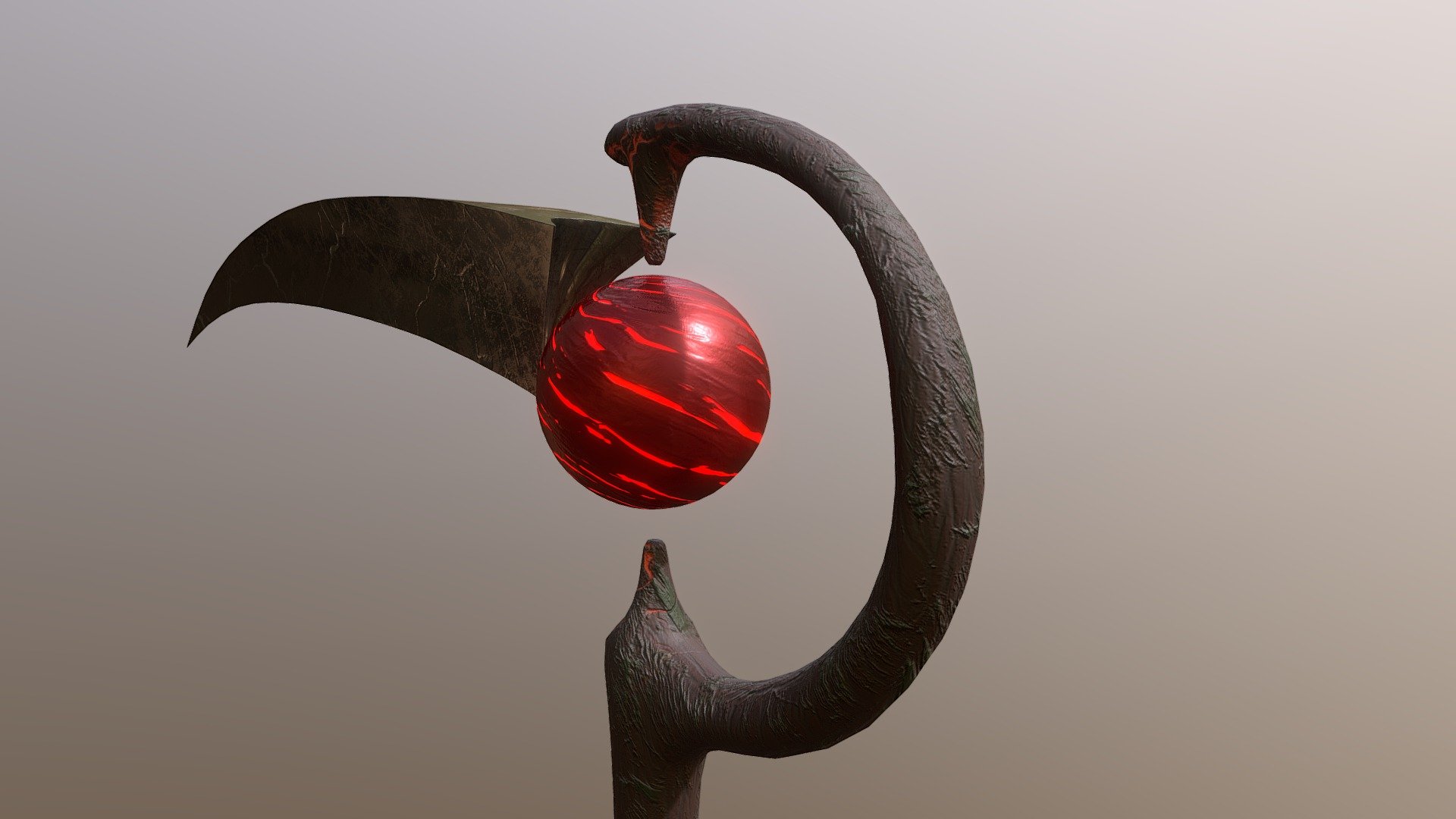Fantasy Scythe - 3D model by Zepoze [0be6e7b] - Sketchfab