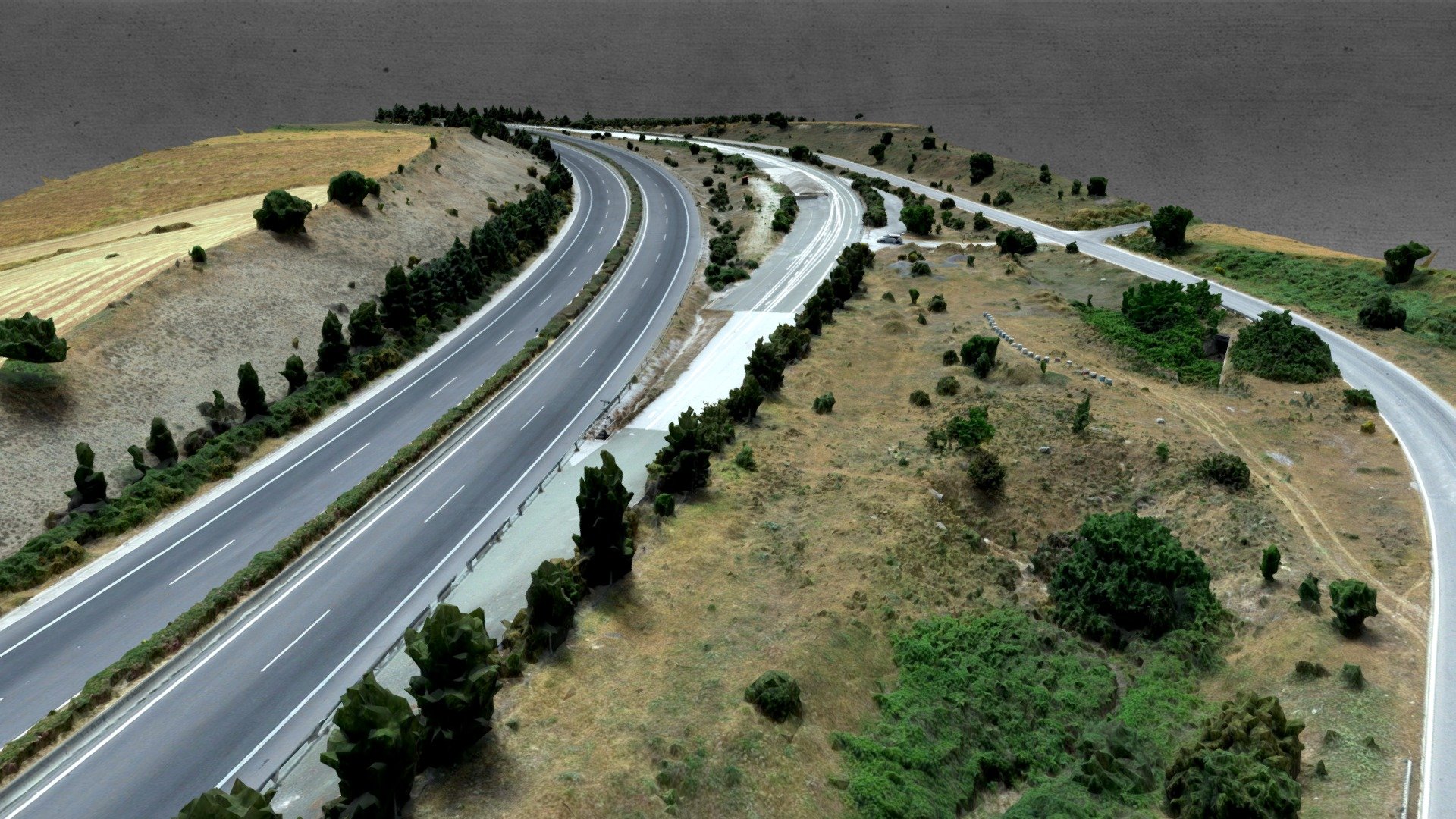 Thessaloniki-Athens motorway - 3D model by Geomeletitiki SA ...