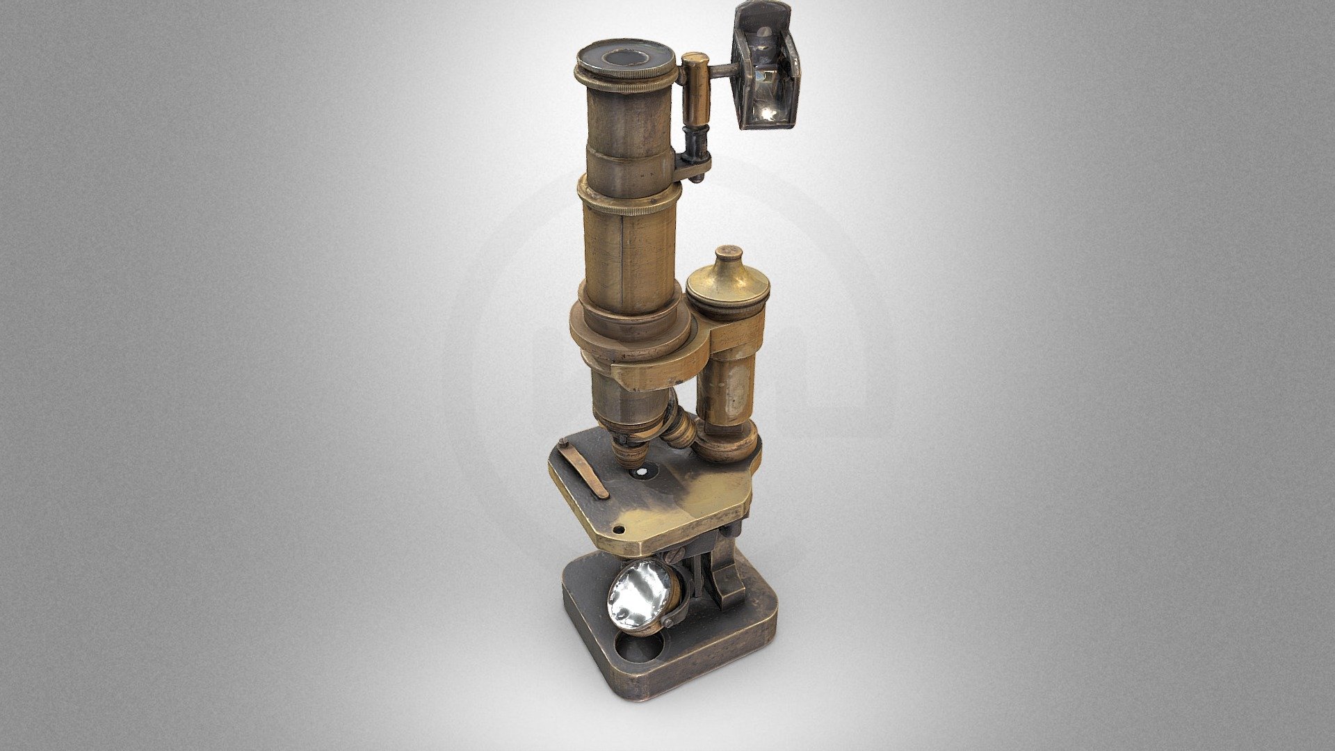 Compound microscope - Download Free 3D model by Virtual Museums of ...