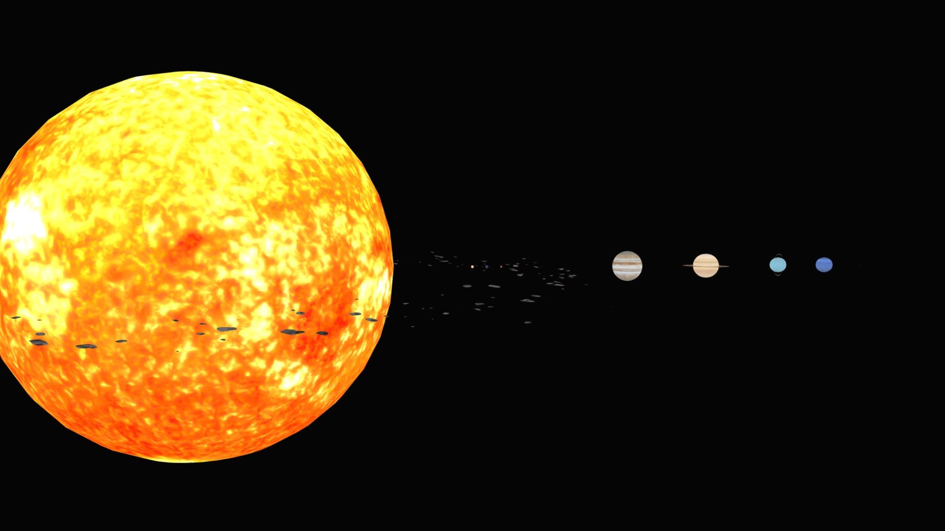Solar System - Download Free 3D model by per.rb1 [0bebd0f] - Sketchfab