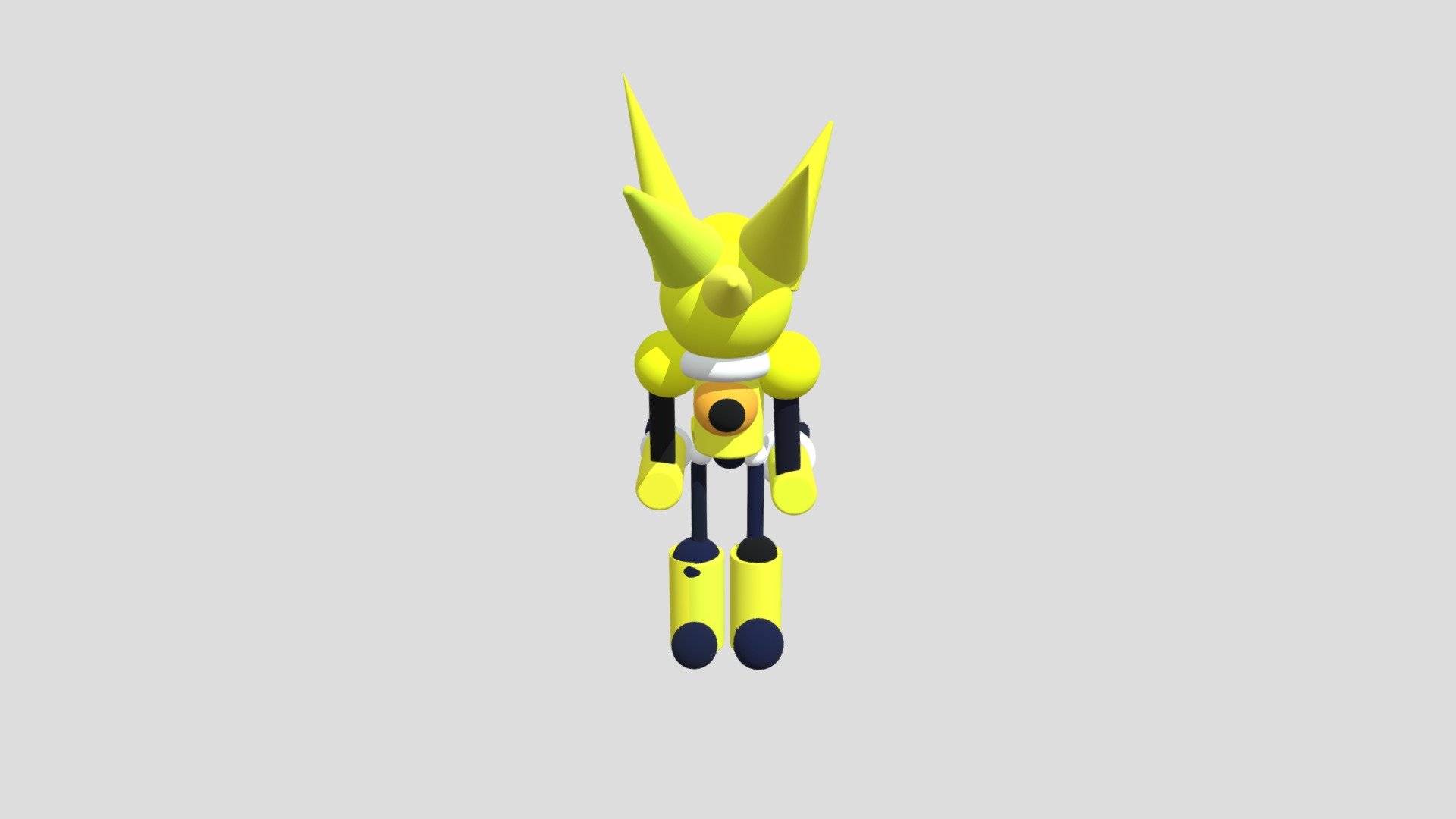 Mecha Sonic (charging 2) - Download Free 3D model by John Doe (@amaraj ...