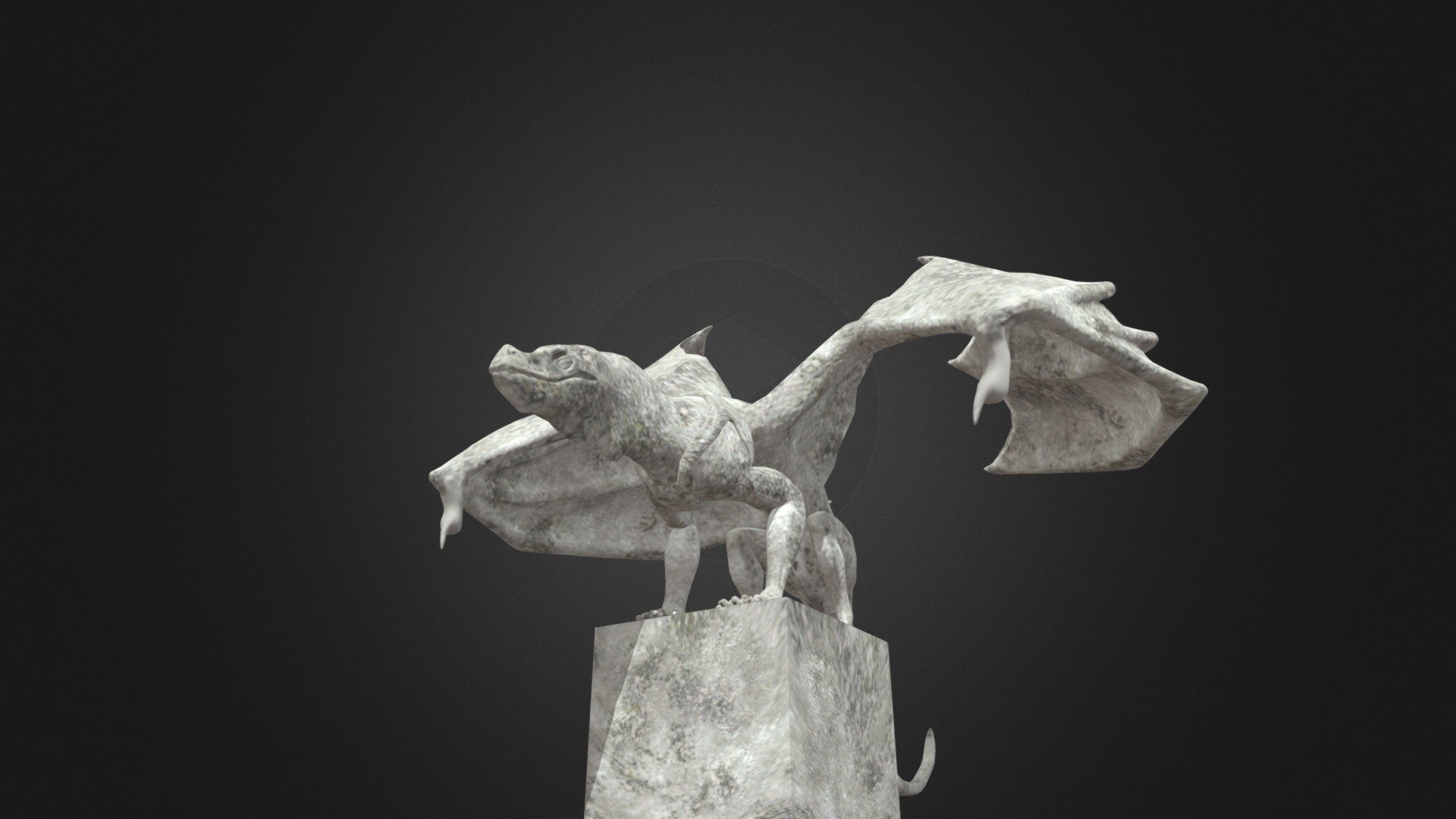 dragon statue - 3D model by e-restrepo1114 (@EmanuelRestrepoVelez ...