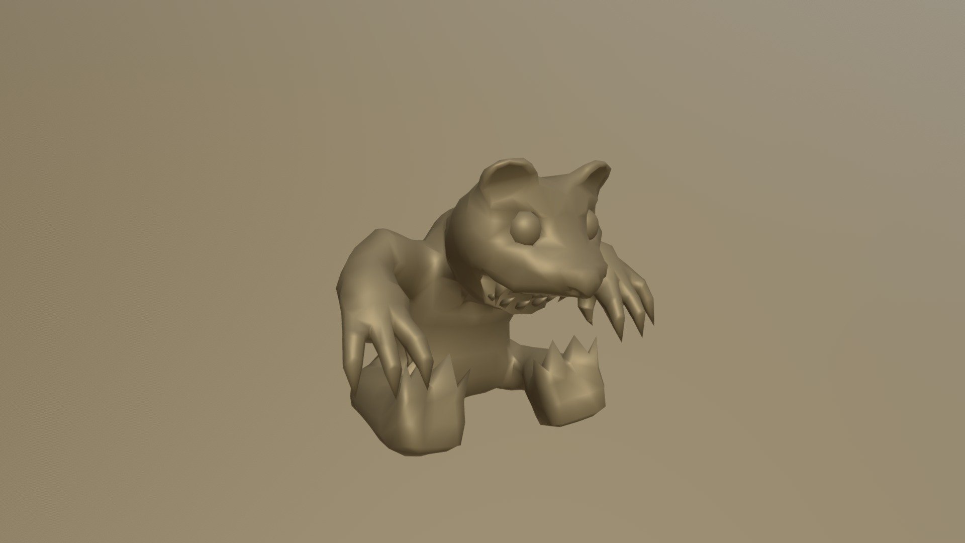 Growl - 3D model by pitiyo [0bef3de] - Sketchfab