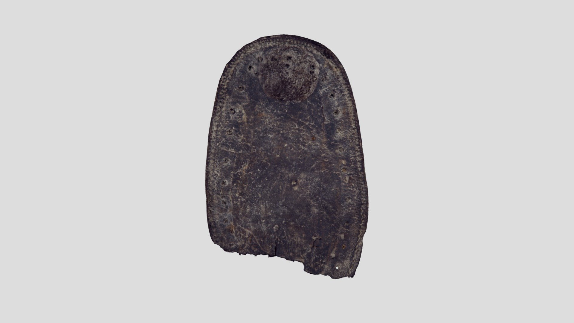 Leather shoe sole (RI 2394.2019:43) ©RIMAP 2020 - 3D model by F3DScans ...
