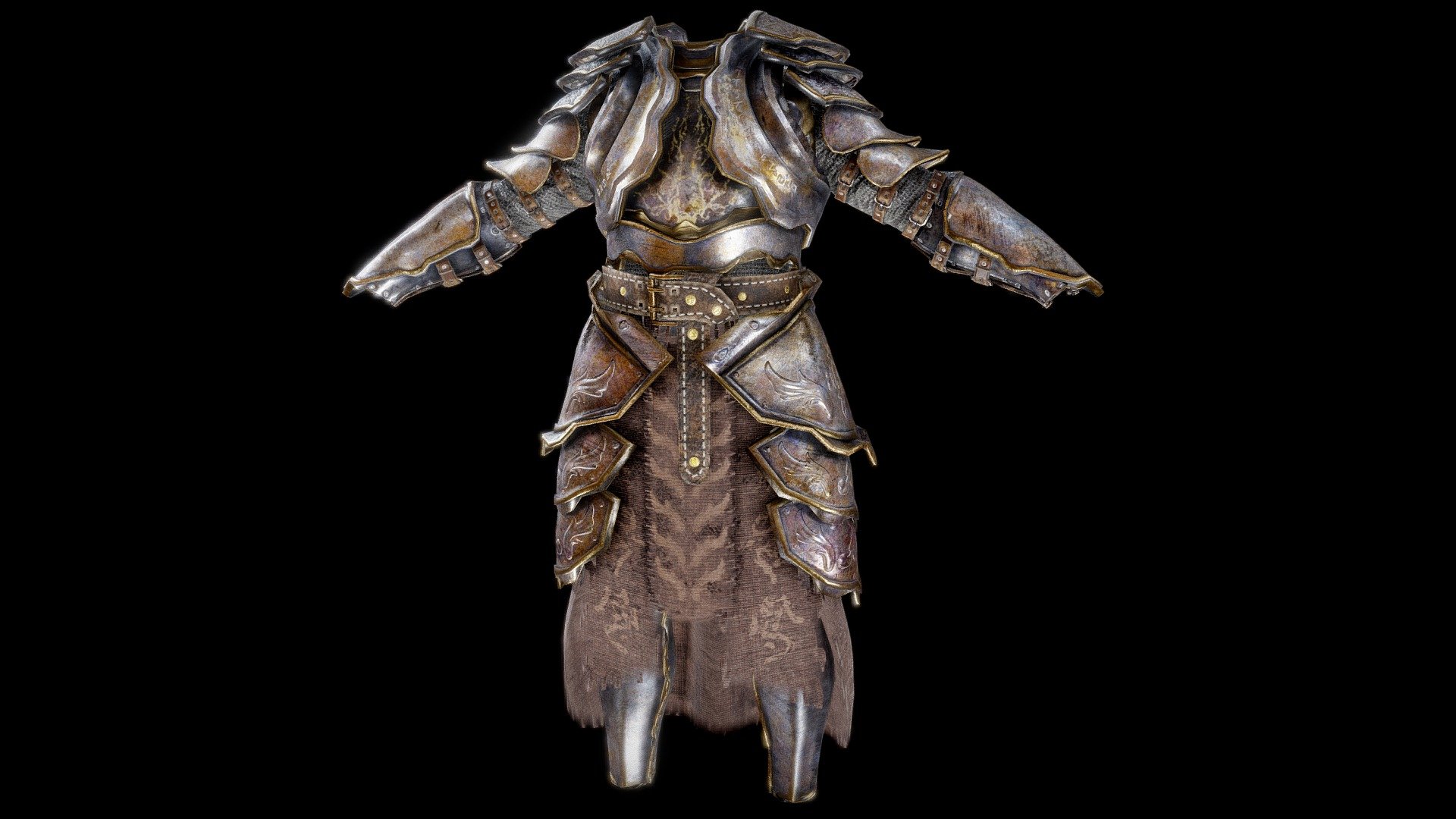Free Male Armor - 2 - Download Free 3D model by Kaan Tezcan ...