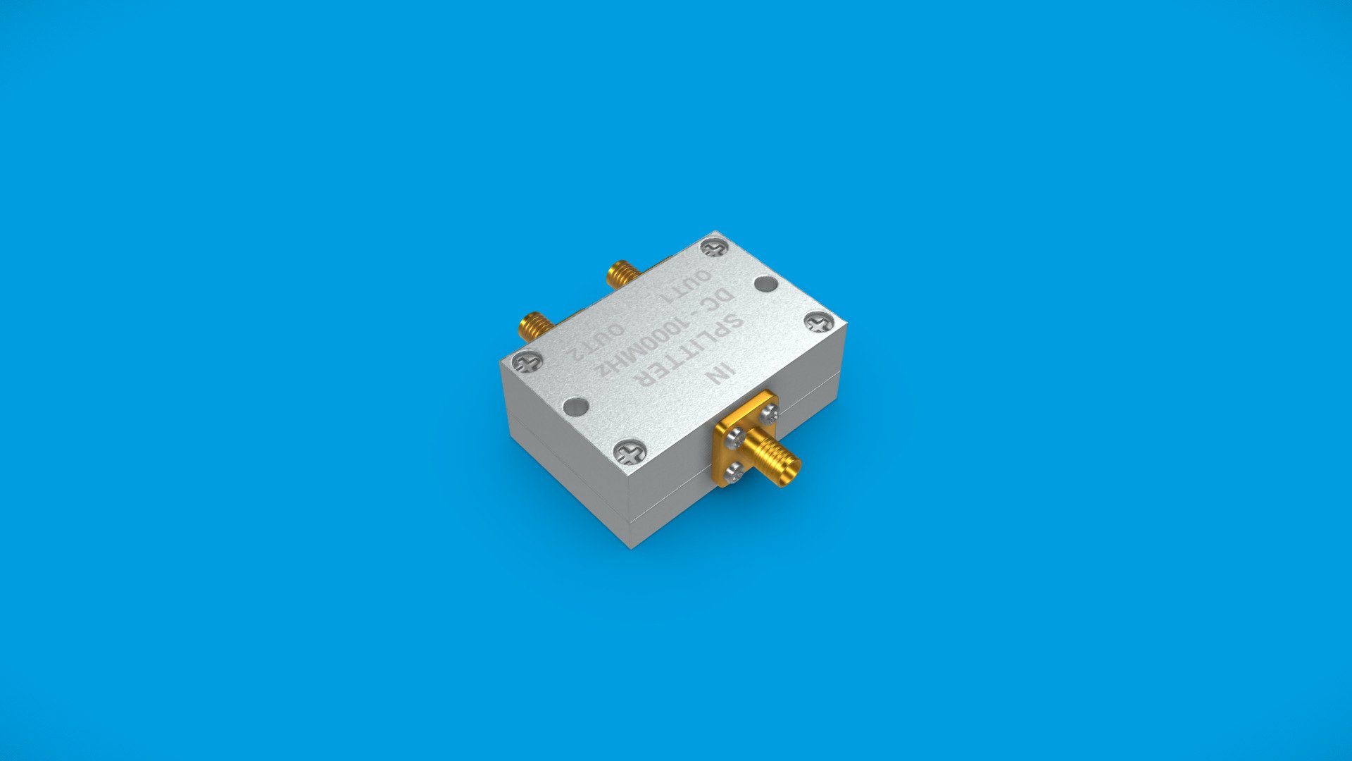 SMA Splitter Box - 3D model by smartwater [0bf0c12] - Sketchfab