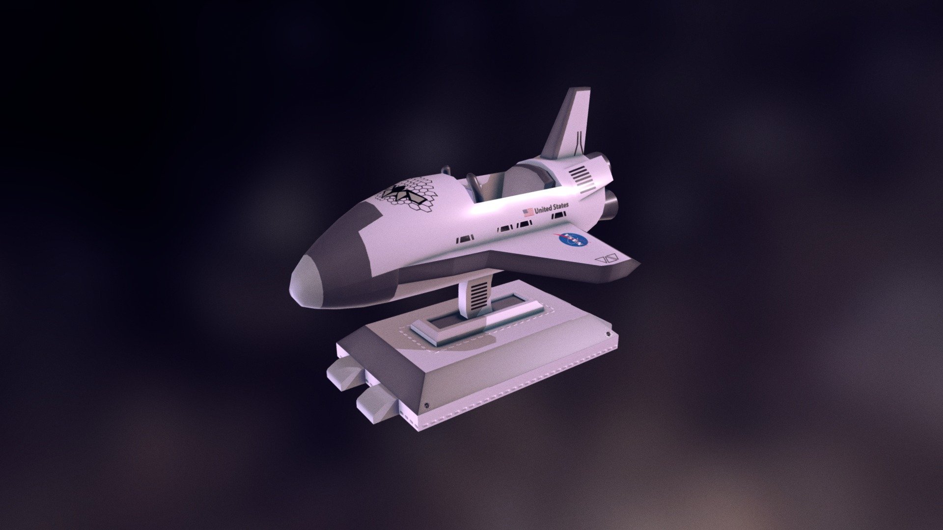 Spaceship Carousel - Discovery - Download Free 3D model by Maxence ...