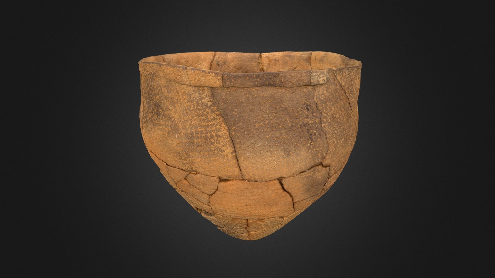 Haw River Net Impressed Jar (2085p32) - Download Free 3D model by RLA ...