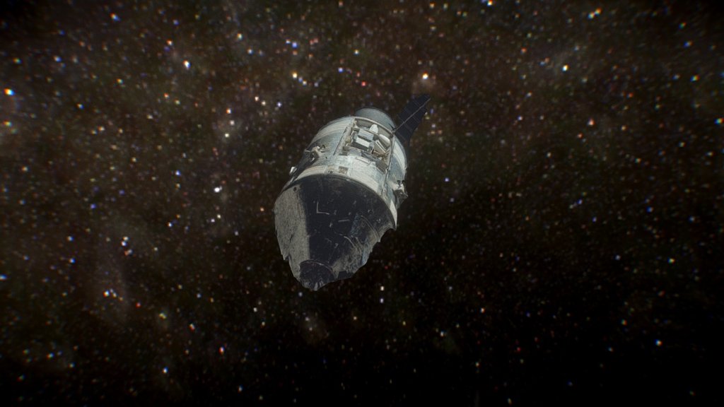 Apollo 17 module from original 1972 photos - Download Free 3D model by ...