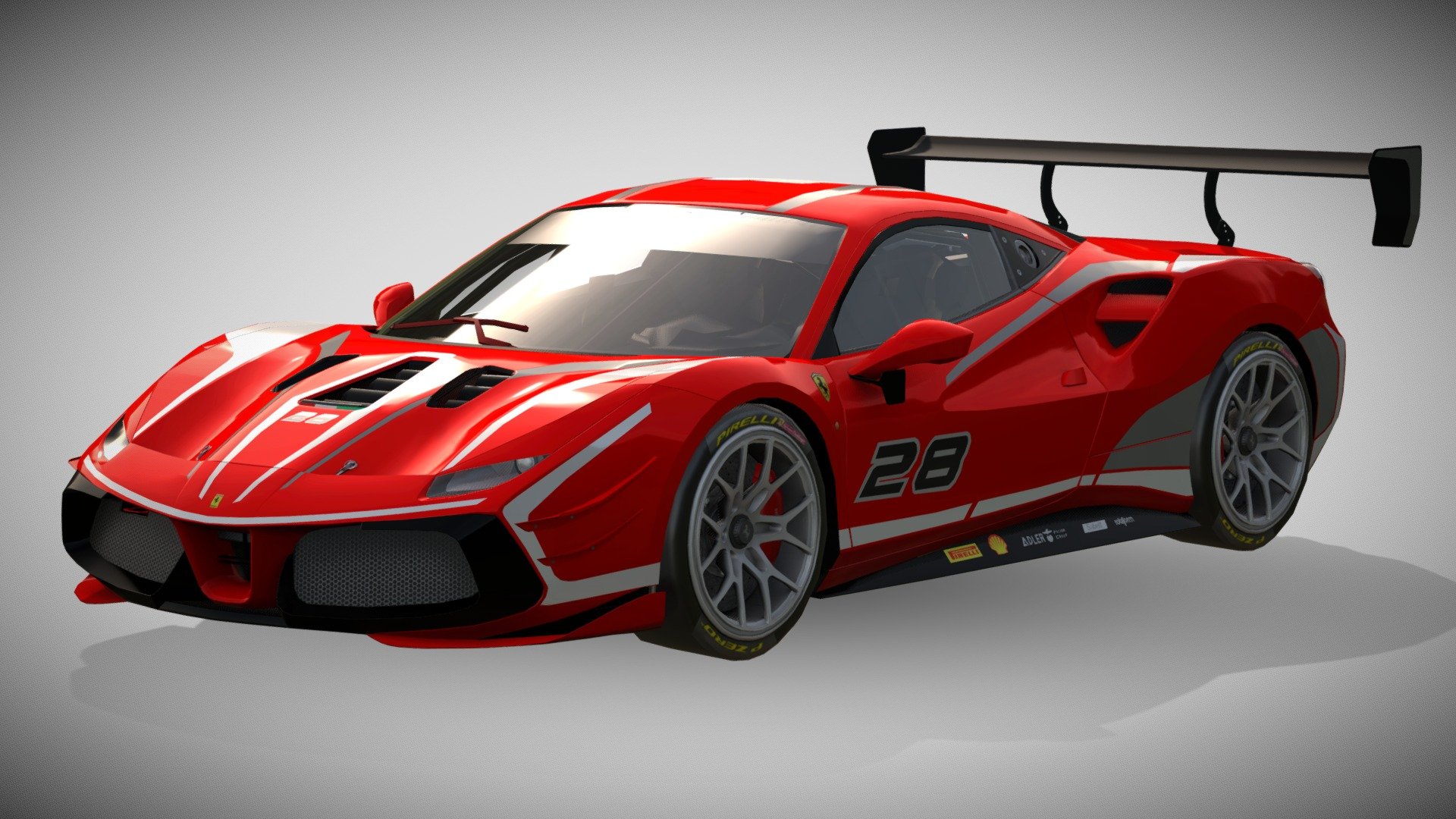 2021 Ferrari 488 Challenge EVO - Download Free 3D model by Ddiaz Design ...
