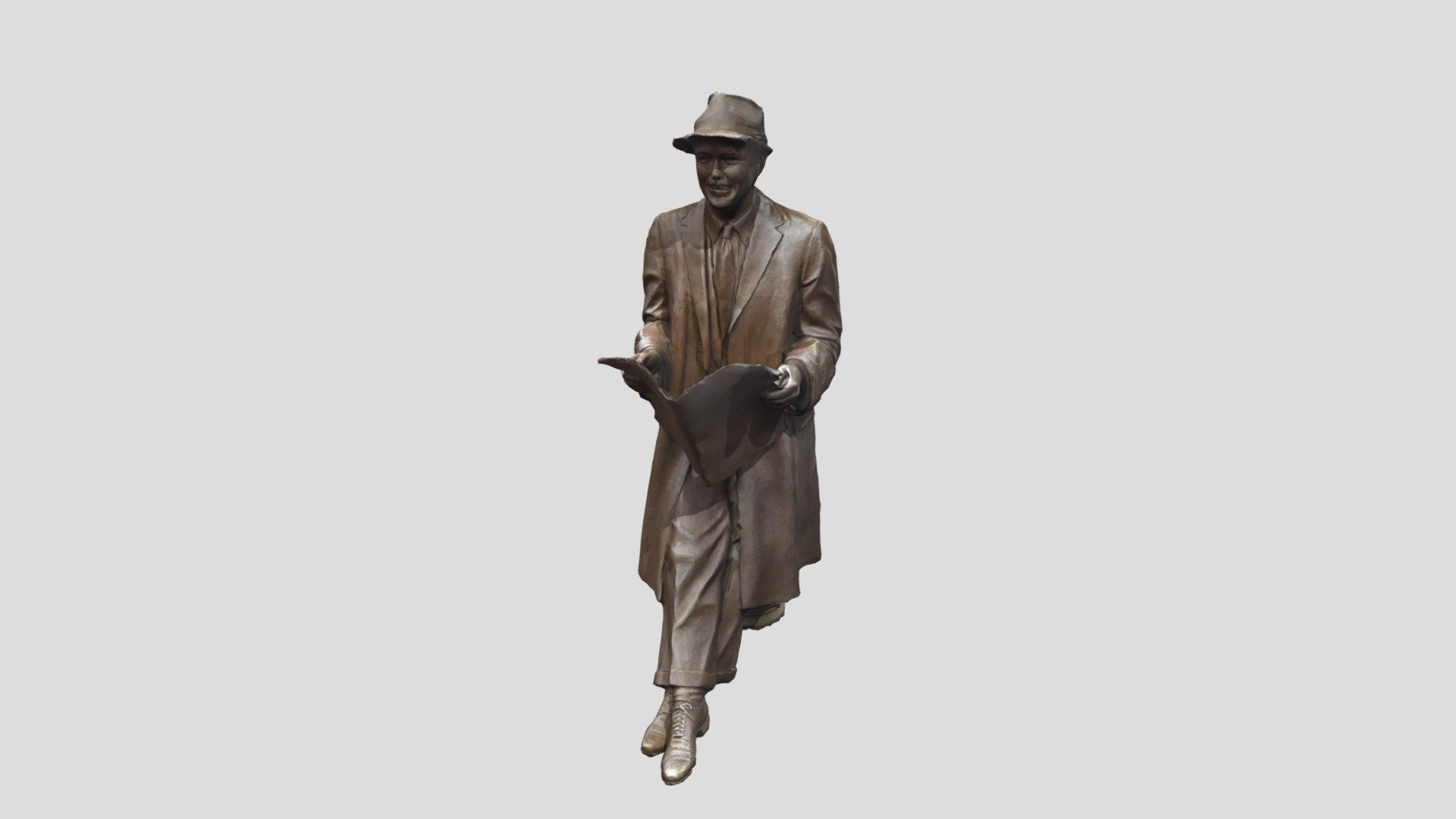 Jones_B_ Statue_ Photogrammetry_ Model - Download Free 3D model by ...