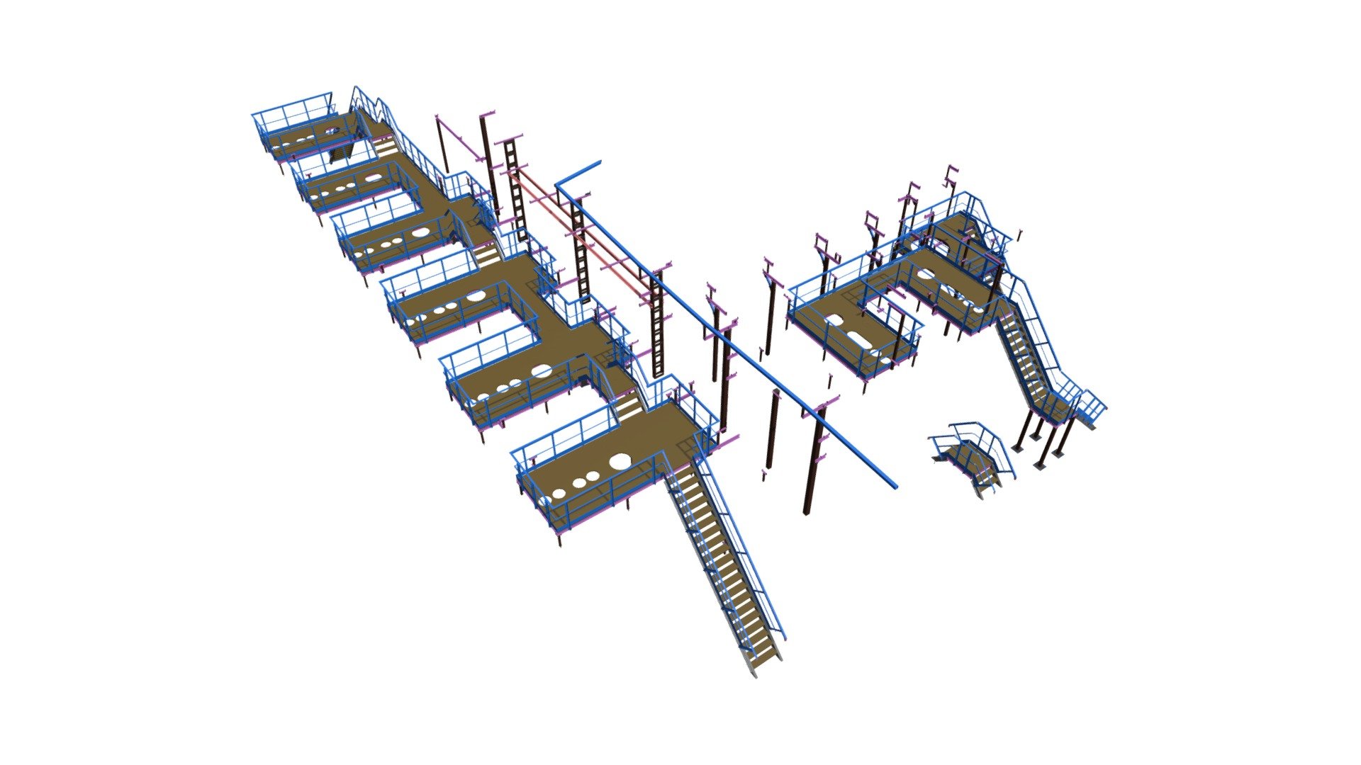 Platforms - Download Free 3D model by iliayurchenkov [0bf637d] - Sketchfab