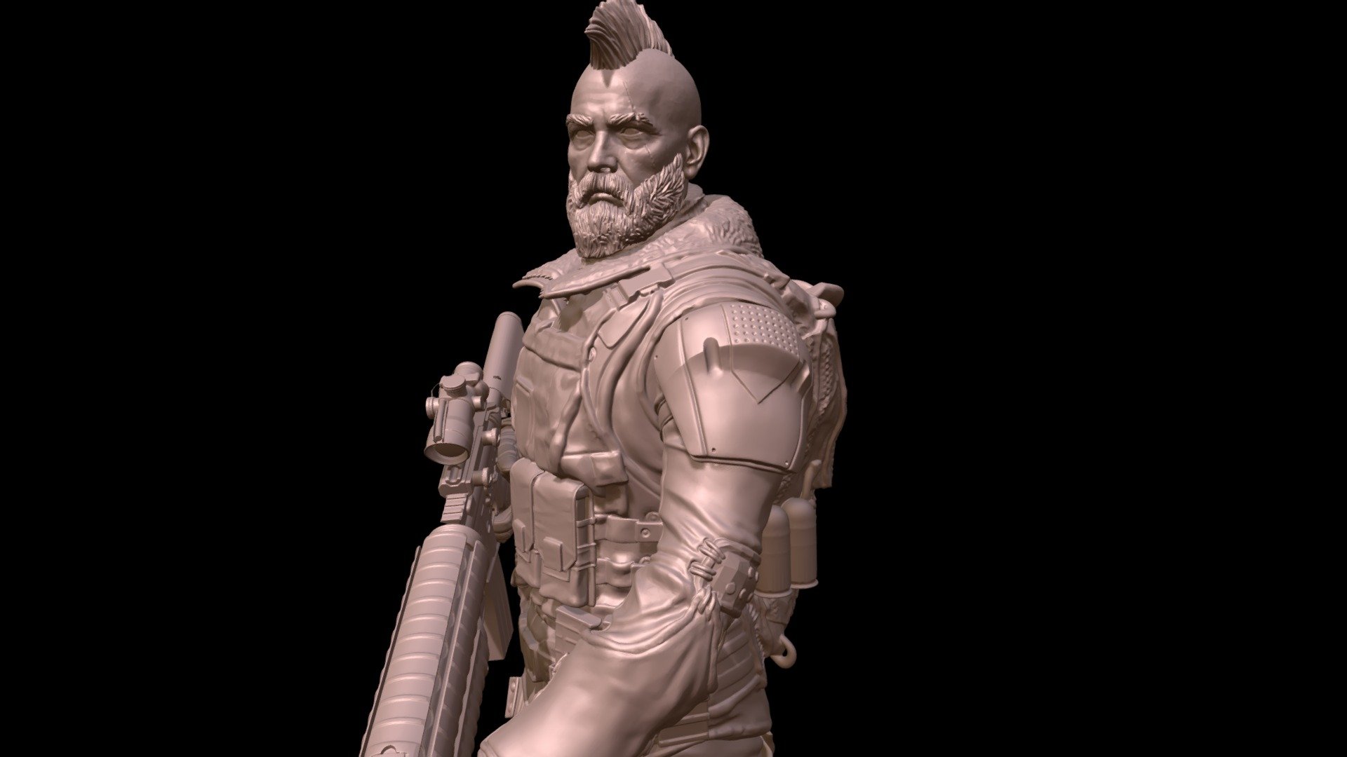 CAPTAIN LOBO POSED CHARACTER MALE DRAW MANNEQUIN - Buy Royalty Free 3D ...