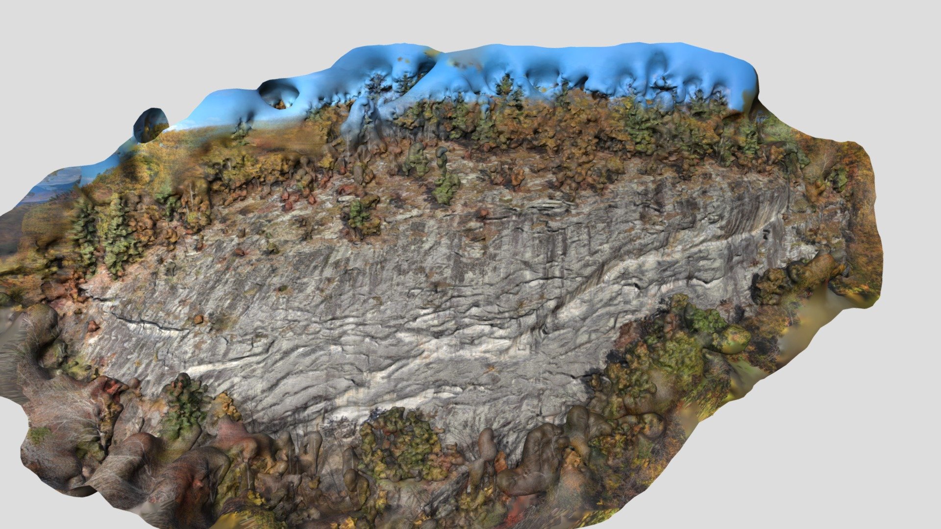 Bucks ledge_simplified_3d_mesh - 3D model by ayottew [0bf82c1] - Sketchfab