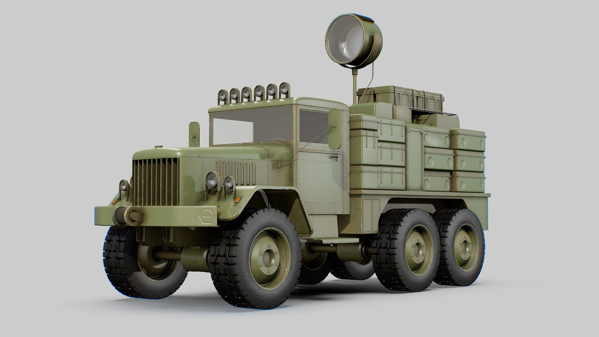 Classic Rescue Truck - Buy Royalty Free 3D model by Gabriel Solon ...