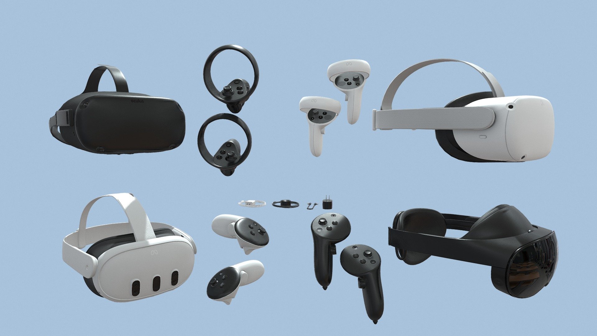 Full Meta Quest VR Collection - Buy Royalty Free 3D model by dika3d ...