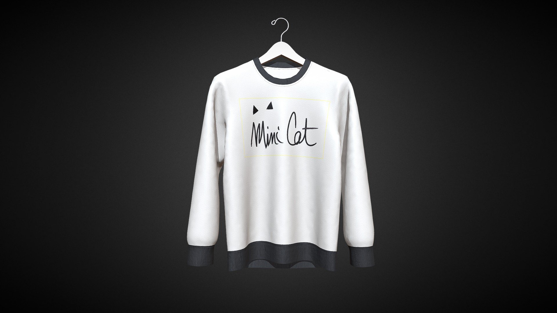 Sweatshirt-MLIMI CAT - Buy Royalty Free 3D model by Clothing Axis ...