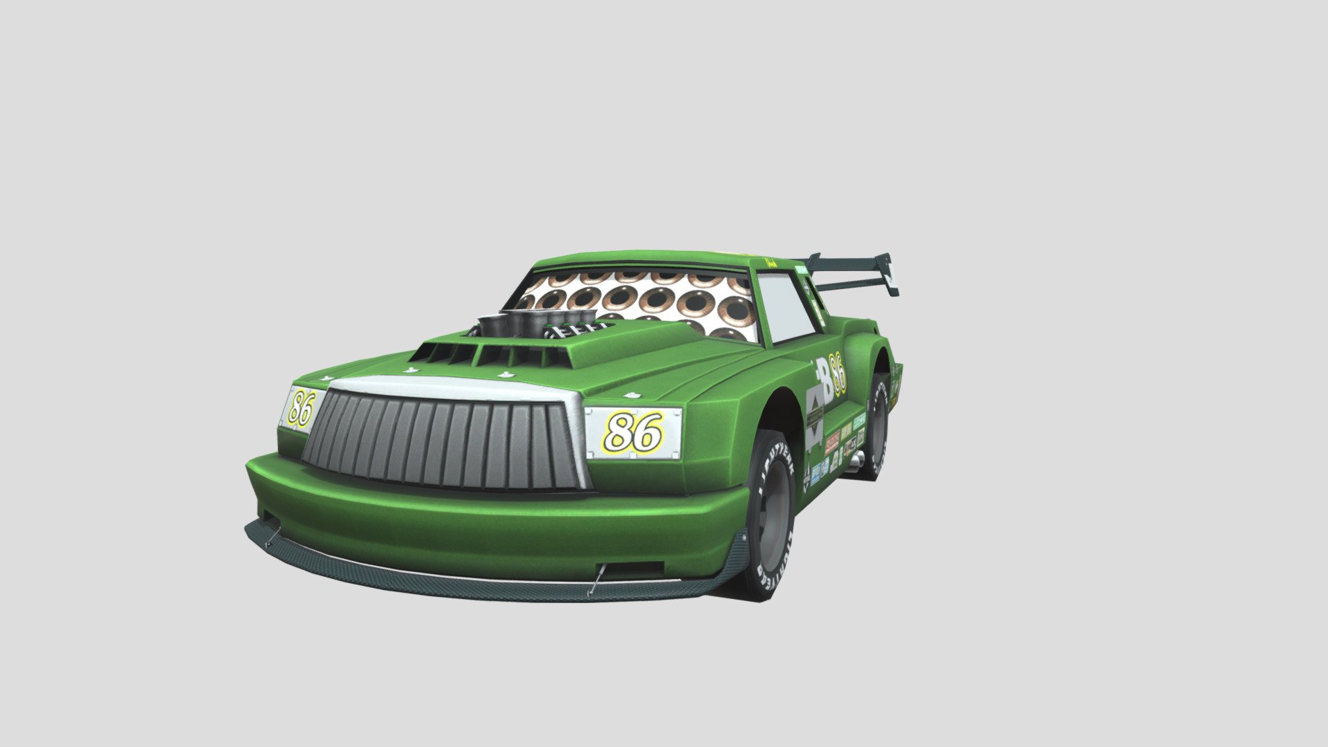 Chick Hicks (Tuned-up) - Download Free 3D model by kanaleja87 [0bf9bdd ...