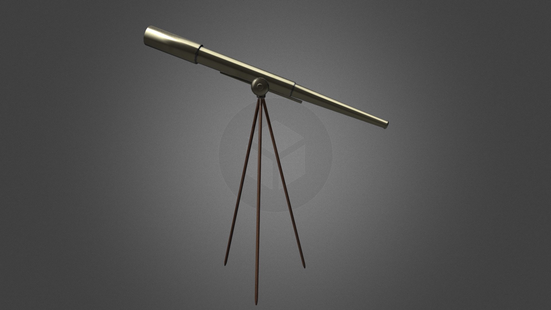 Antique Telescope - 3D model by RunemarkStudio [0bfbb8c] - Sketchfab