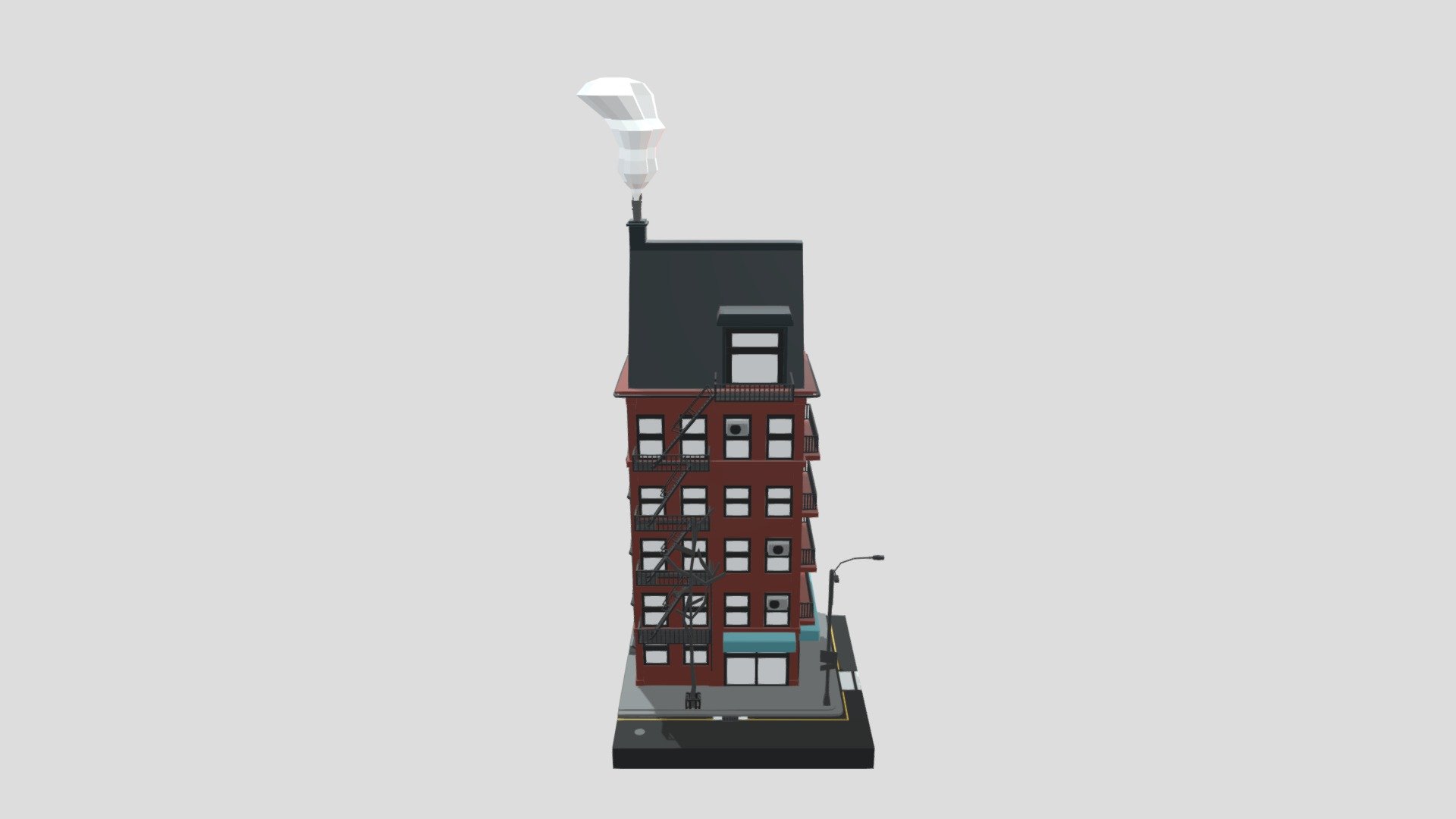 Low Poly Apartment - 3D model by Ostrasz [0bfd961] - Sketchfab
