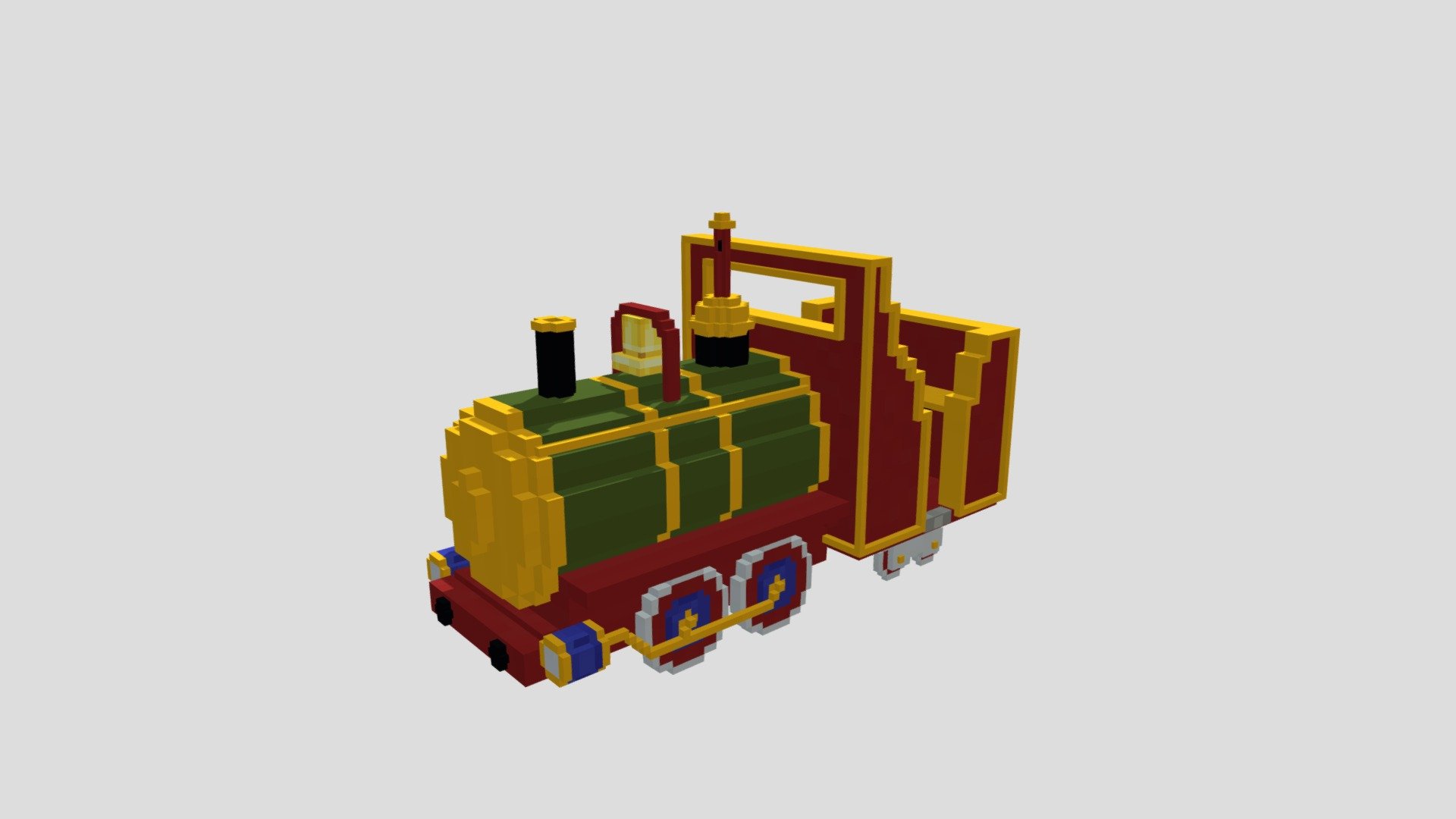 Toy Train - 3D model by ItIsLoner [0bfeec6] - Sketchfab