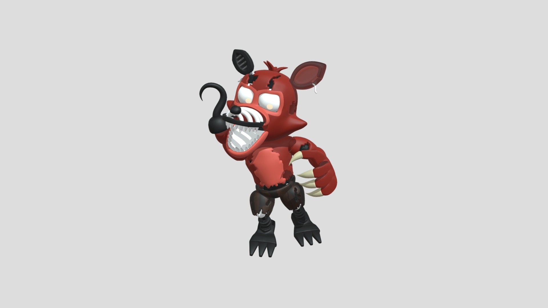Adventure_ Nightmare Foxy - Download Free 3D model by Spring ...