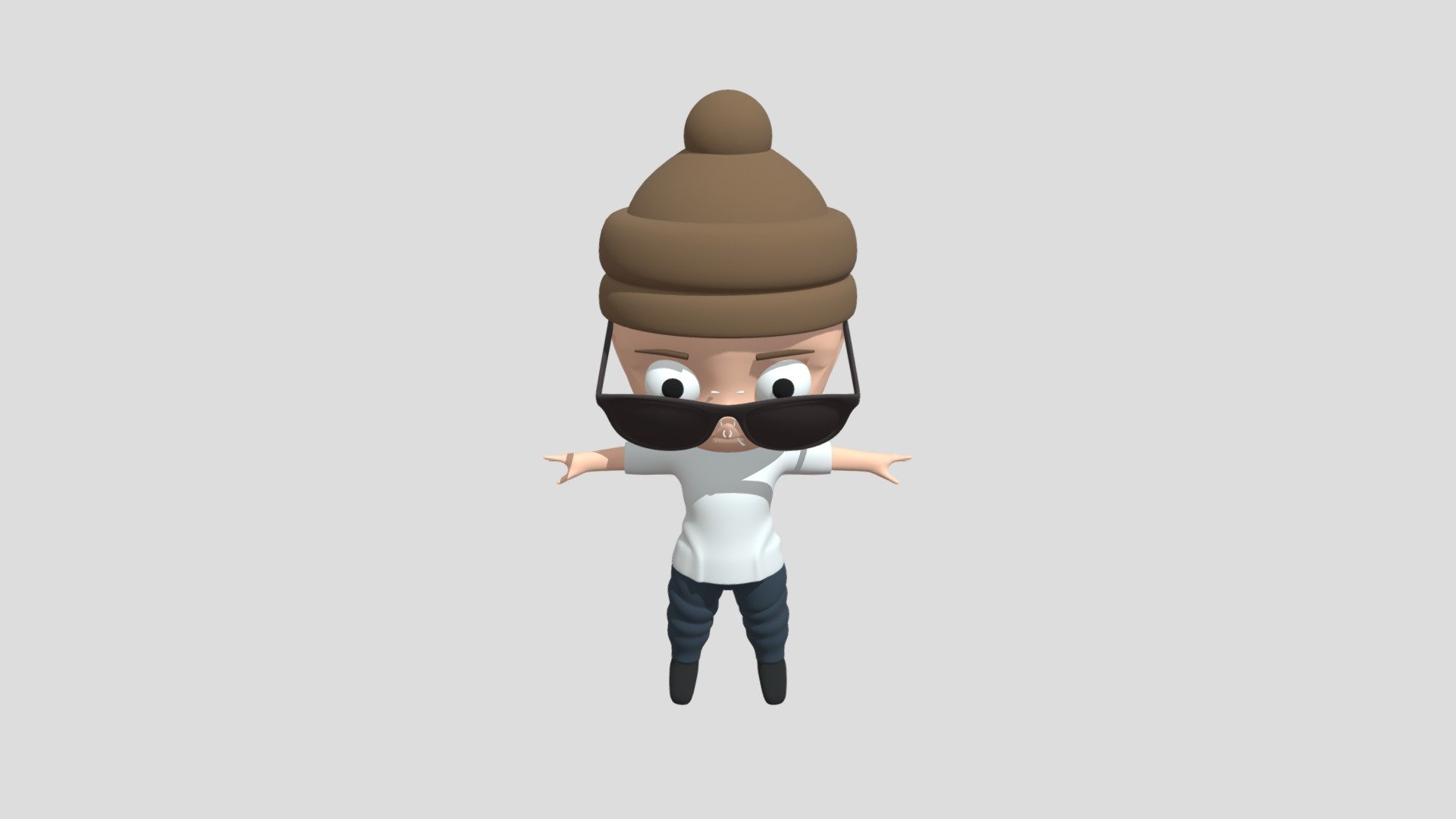 Mike_Chibi - Download Free 3D model by drewfromcharlotte [0c01f26 ...