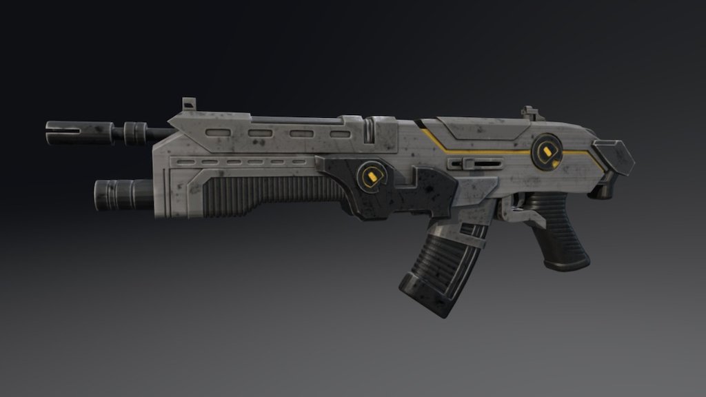 SciFi weapon - 3D model by Sandra R (@sandra_r) [0c03262] - Sketchfab