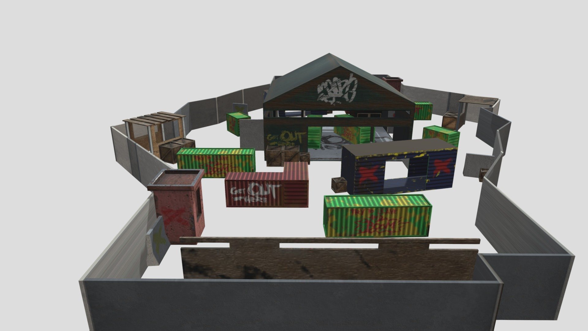 Symetrical TDM PUBGM inspired - 3D model by Hammad Qureshi ...