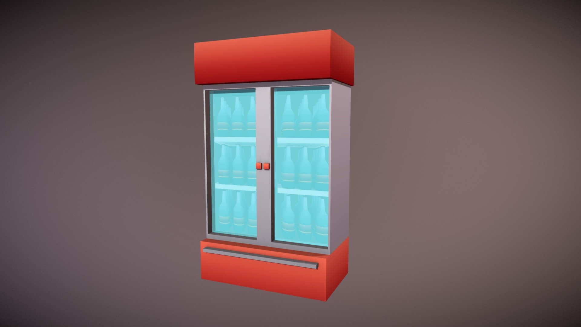 #23 Refrigerator - Household Props Challenge - 3D model by _LowPoly_ ...