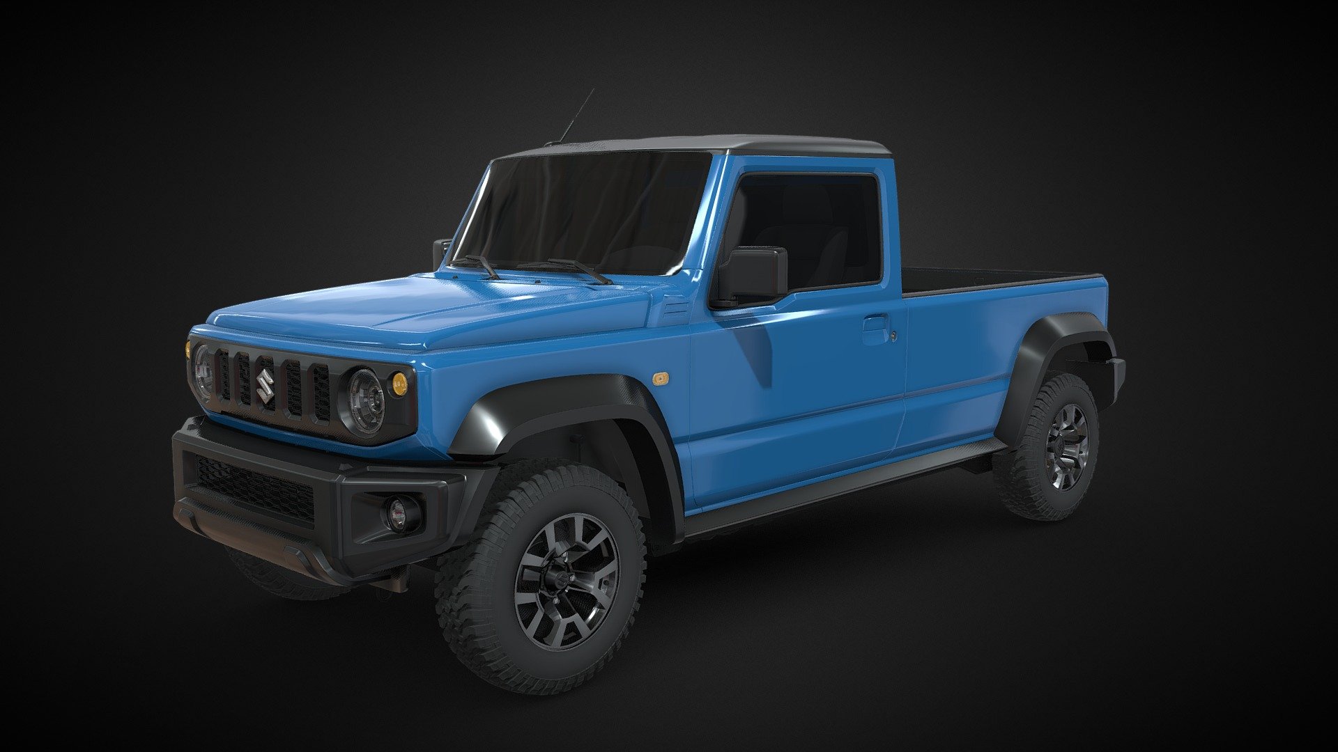 Suzuki Jimny PIckup - Buy Royalty Free 3D model by Samad.Ahmed [0c05121 ...