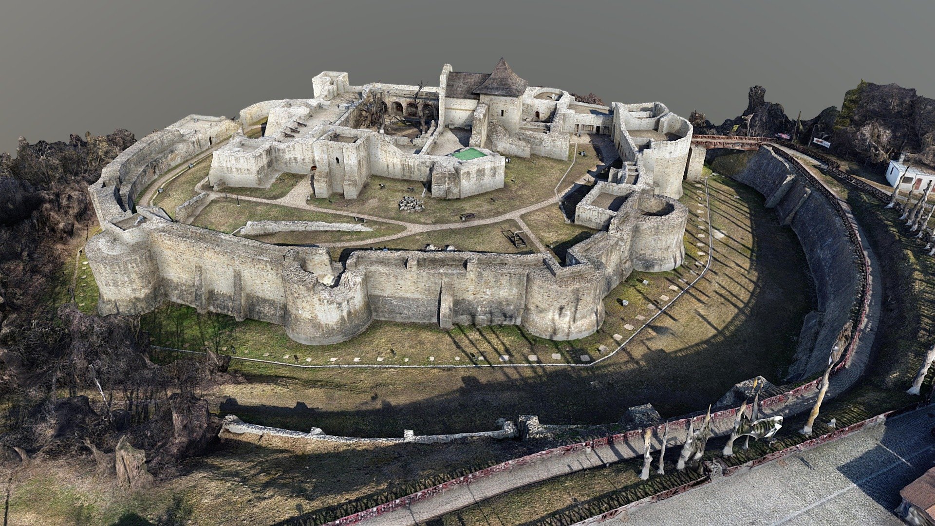 Cetatea de Scaun a Sucevei - 3D model by Ionut Cristea (@icristea ...