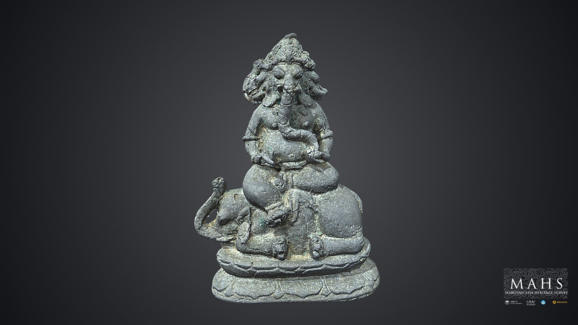 Ganesha Statue, UPTD Museum Nusa Tenggara Timur - 3D model by Maritime ...