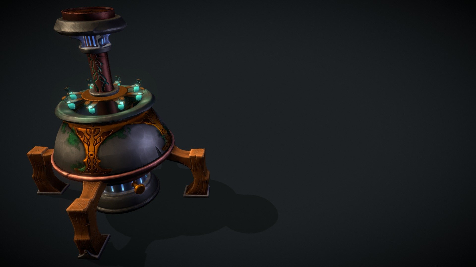 Magic Cauldron - Download Free 3D model by yuguhtrrh [0c07d15] - Sketchfab