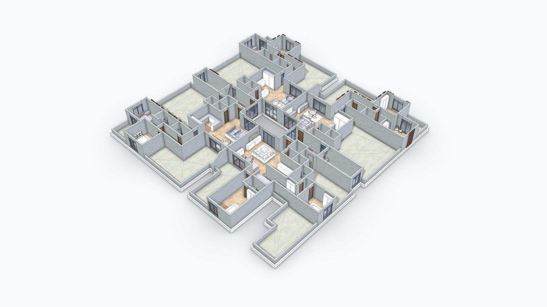 Roof Plan Test - 3D model by Vertex - Egyptian (@Vertex-Egyptian ...