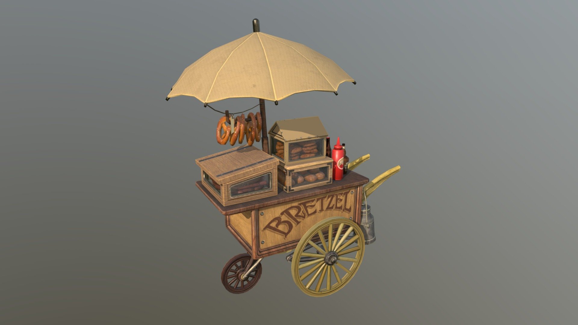 Food Cart - 3D model by mammouth_31 [0c0d294] - Sketchfab