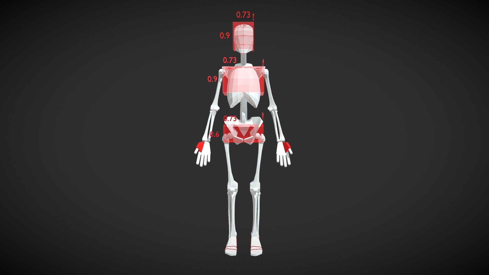 Female Skeleton With Ratio Boxes - 3D model by chummy-island [0c0d342 ...
