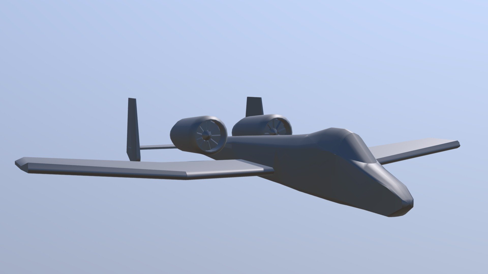 A-10 Thunderbolt II - Download Free 3D model by Julian (@julianrijken ...